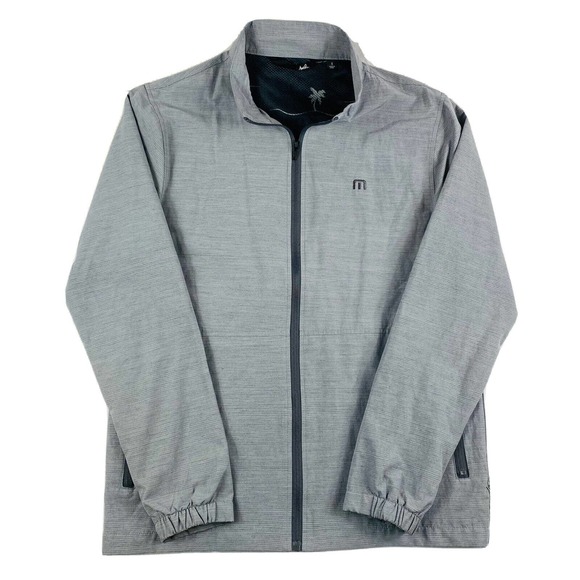 Travis Mathew | Jackets & Coats | Travis Mathew Gray Full Zip Mens ...